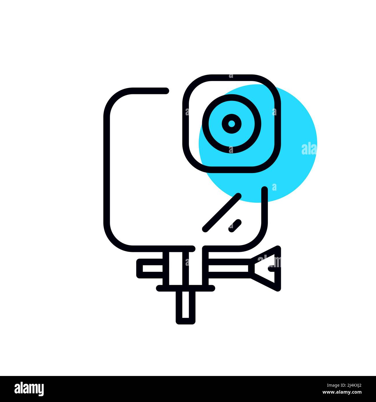 Action live camera. Active and extreme sports video registration gadget ...