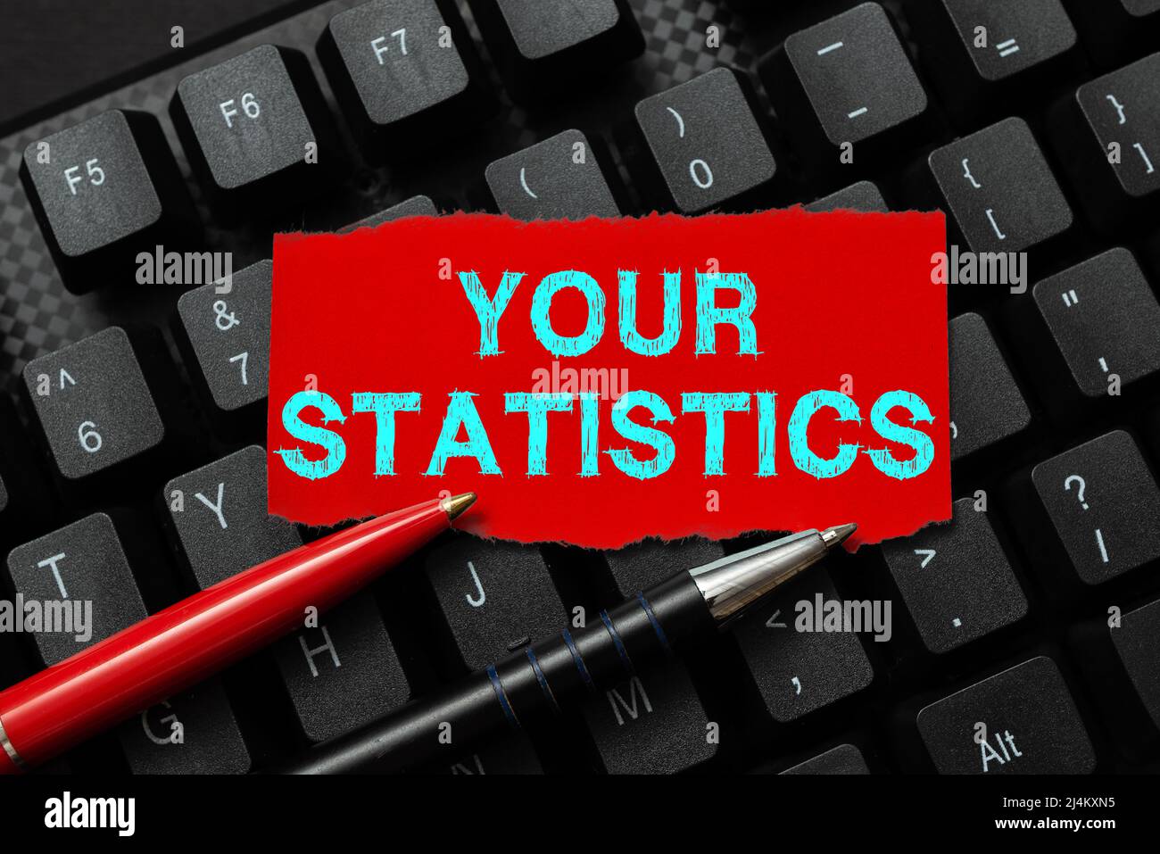 Text sign showing Your Statistics. Business overview Your Statistics ...