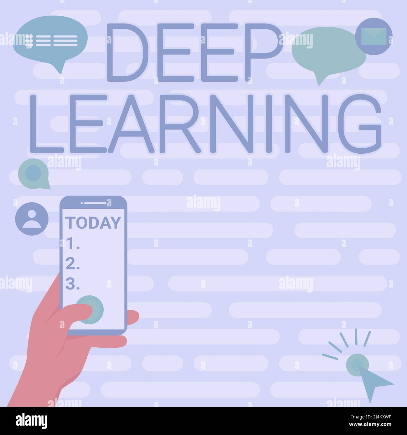 Writing displaying text Deep Learning. Business concept Hierarchical Abstractions Artificial ...