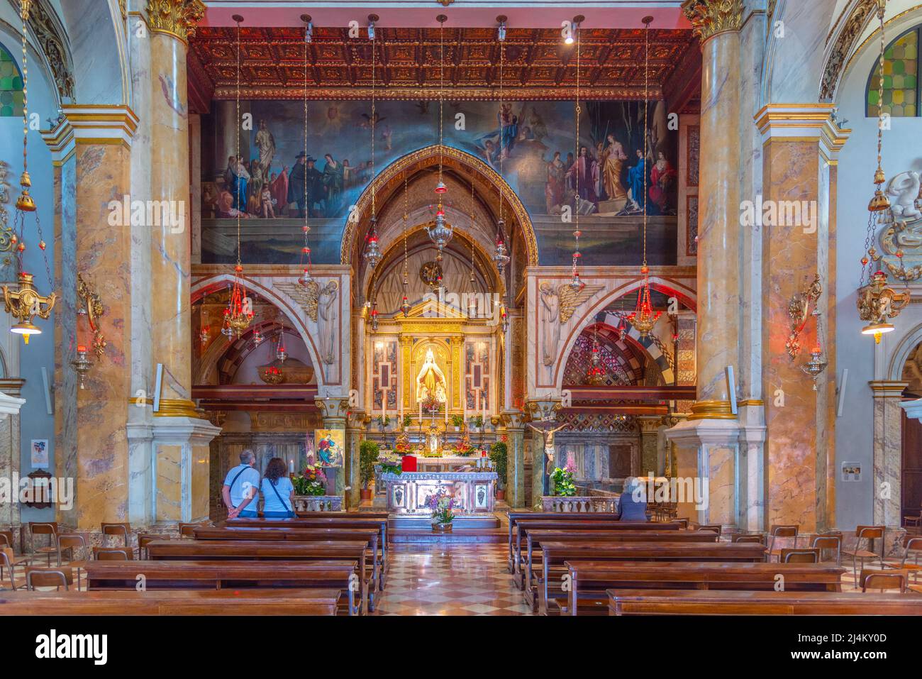 Sanctuary of saint mary of mount berico hi-res stock photography and ...