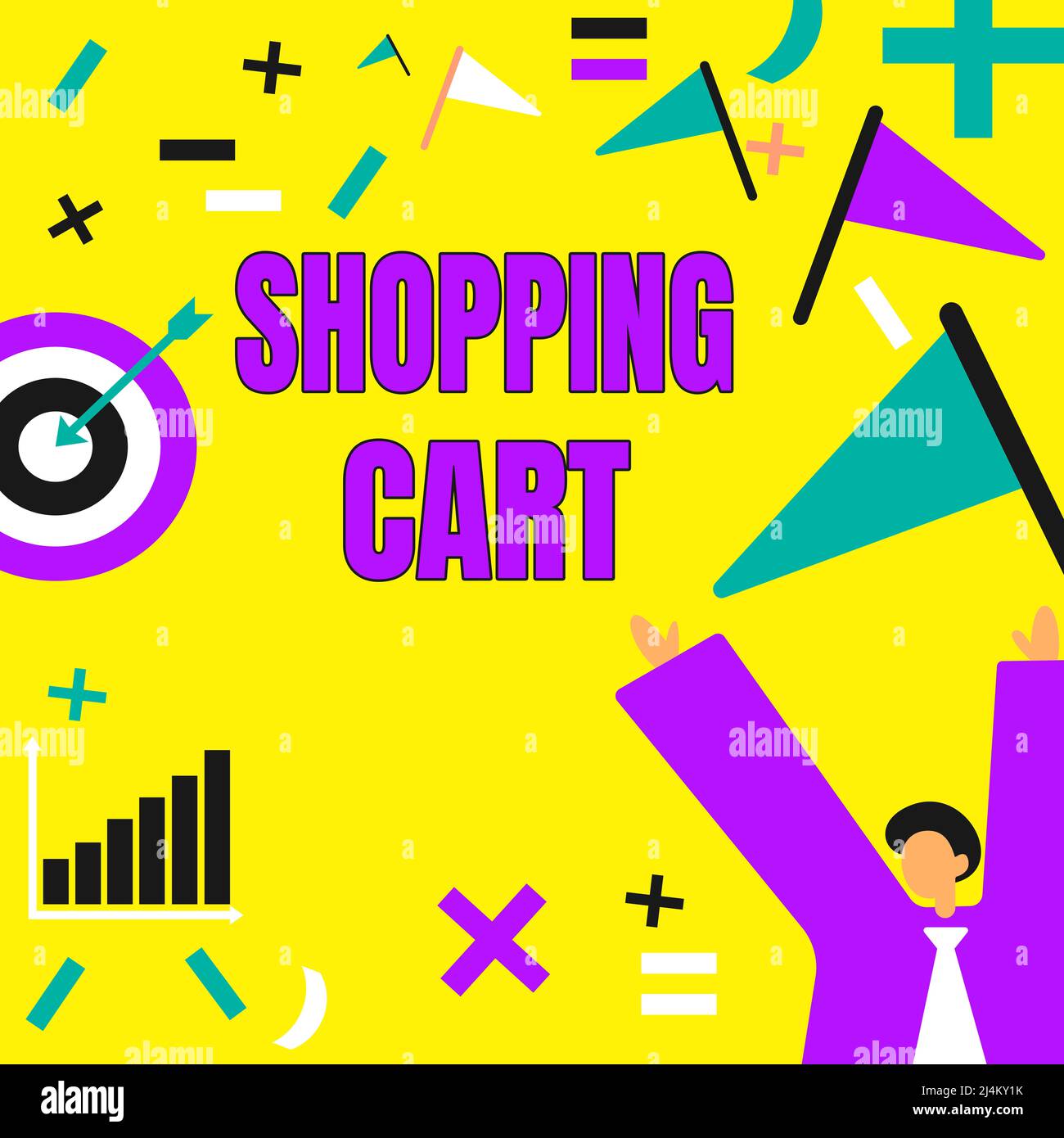 Hand writing sign Shopping Cart. Business approach Case Trolley ...