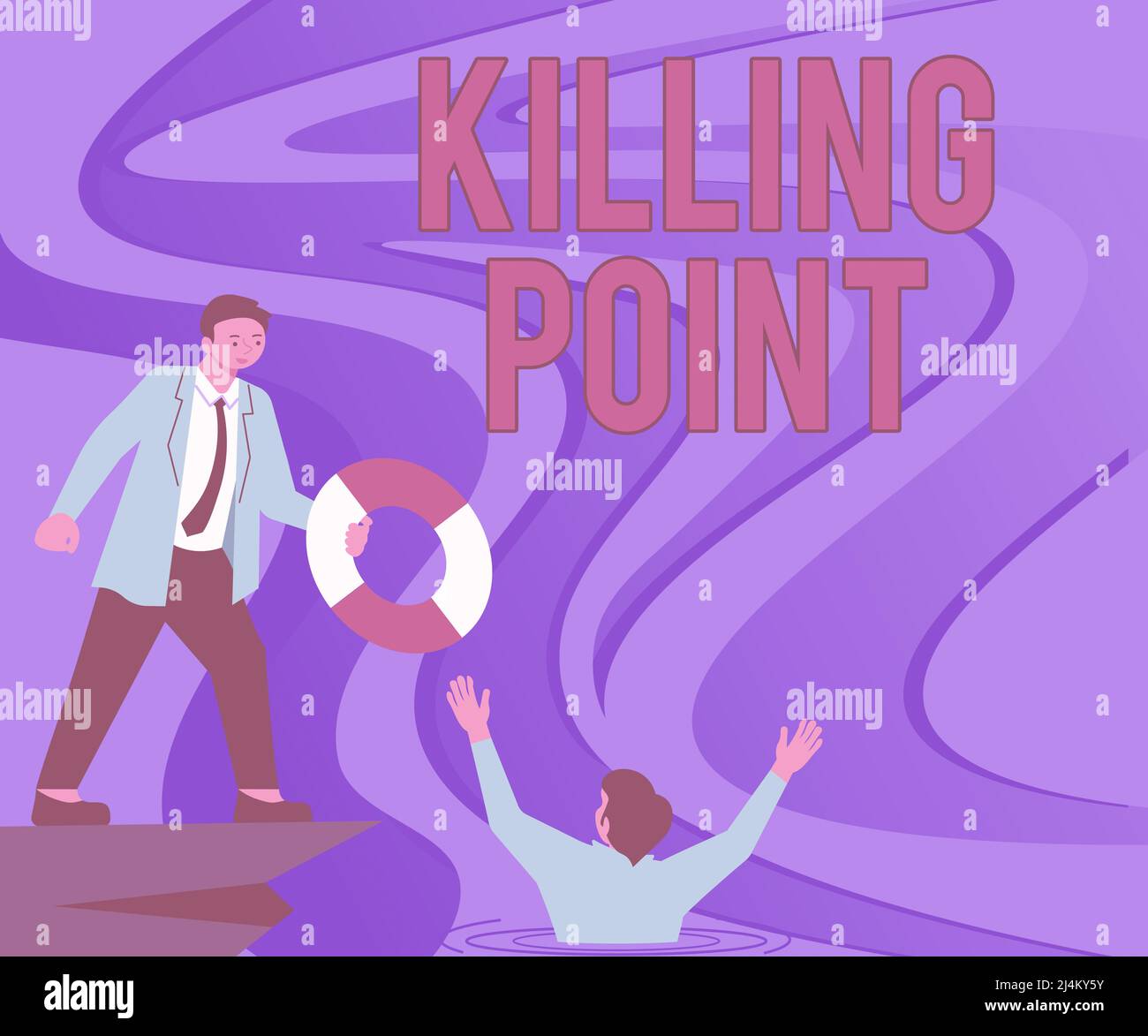 Hand writing sign Killing Point. Internet Concept Phase End Review ...