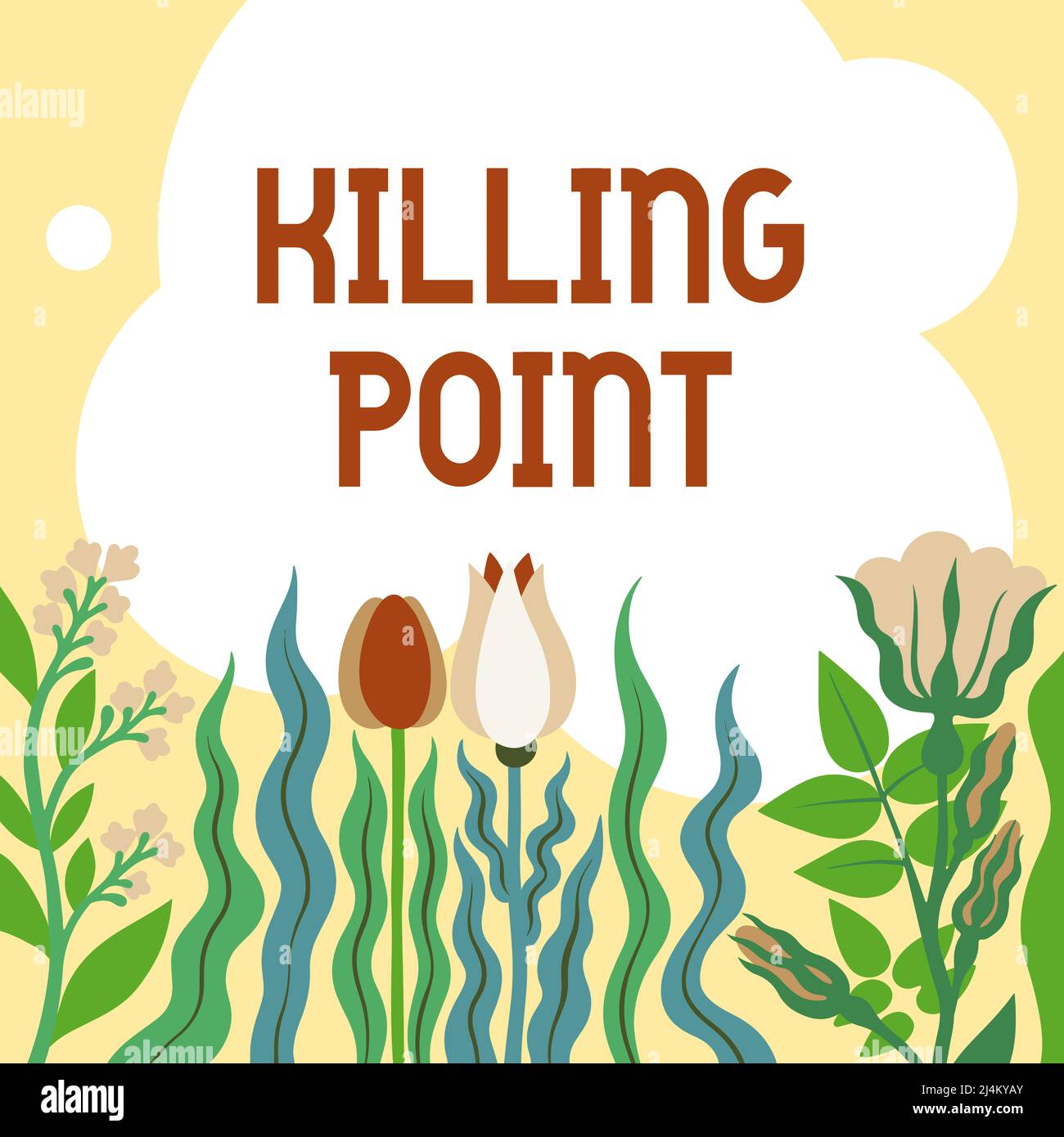 Hand writing sign Killing Point. Concept meaning Phase End Review Stage ...