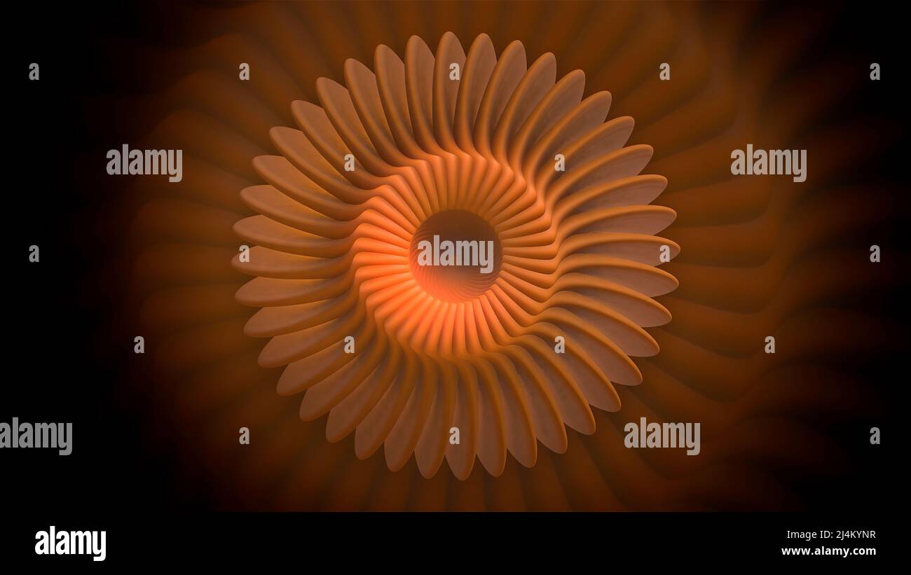 Kaleidoscope abstract colorful background in a circle shape. Motion ...