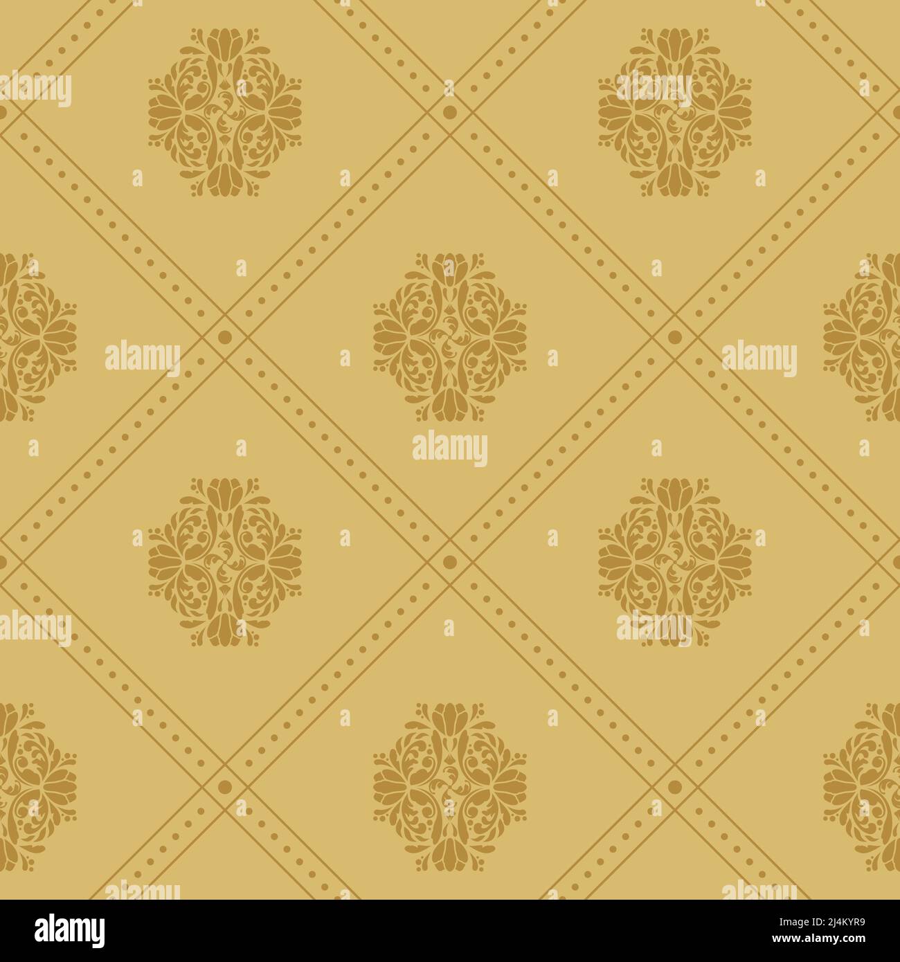 Vintage royal pattern. Luxury background with floral ornament design ...