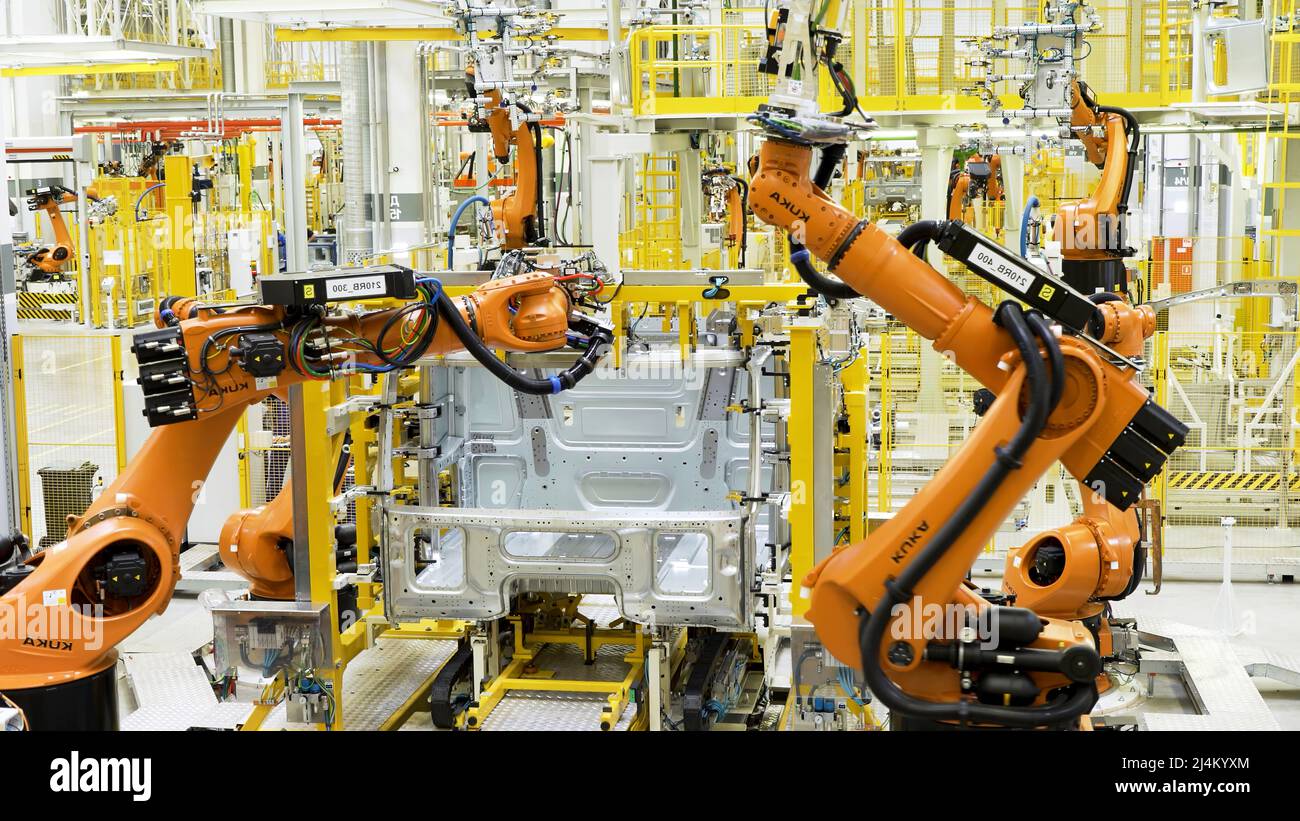 Factory scene robotics hi-res stock photography and images - Alamy