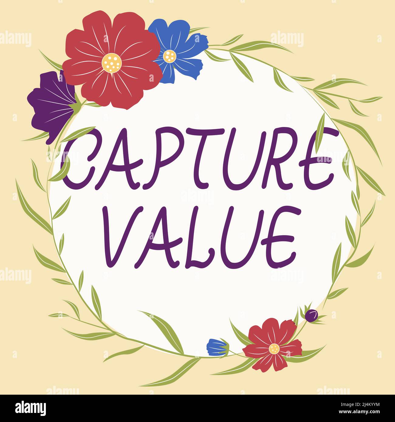 Text caption presenting Capture Value. Business idea Customer ... Text caption presenting Capture Value. Business idea Customer ...