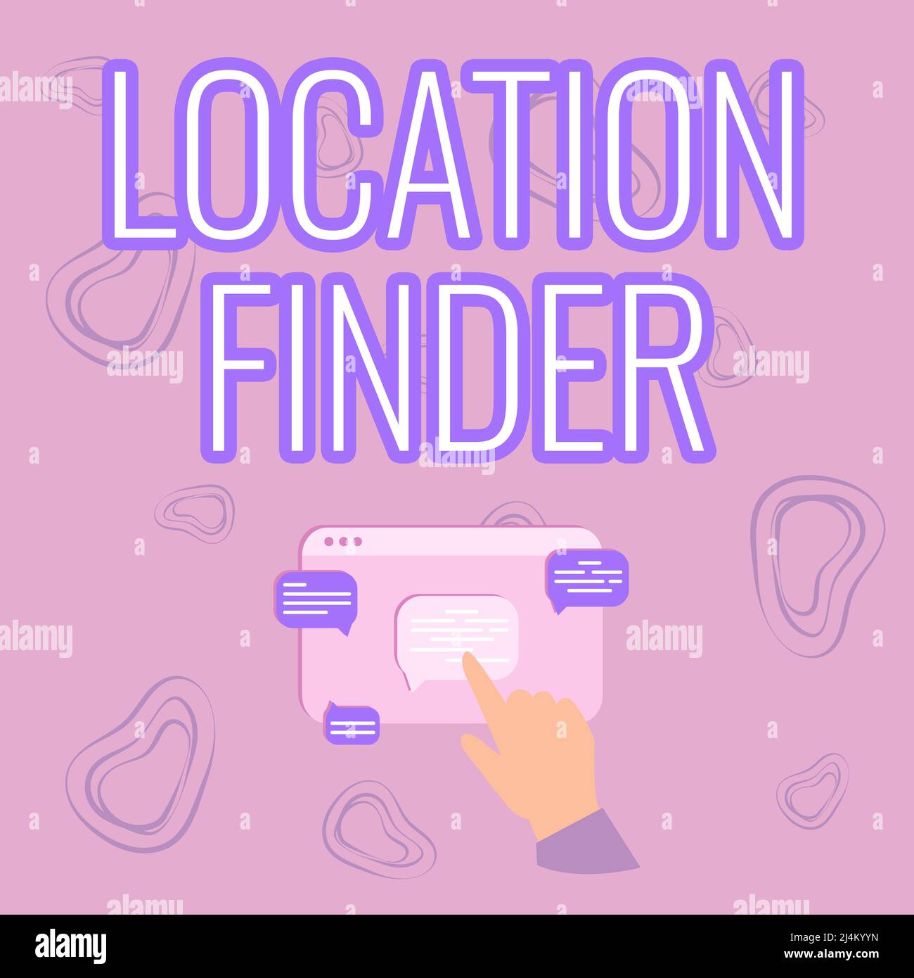 Writing displaying text Location Finder. Business overview A service ...