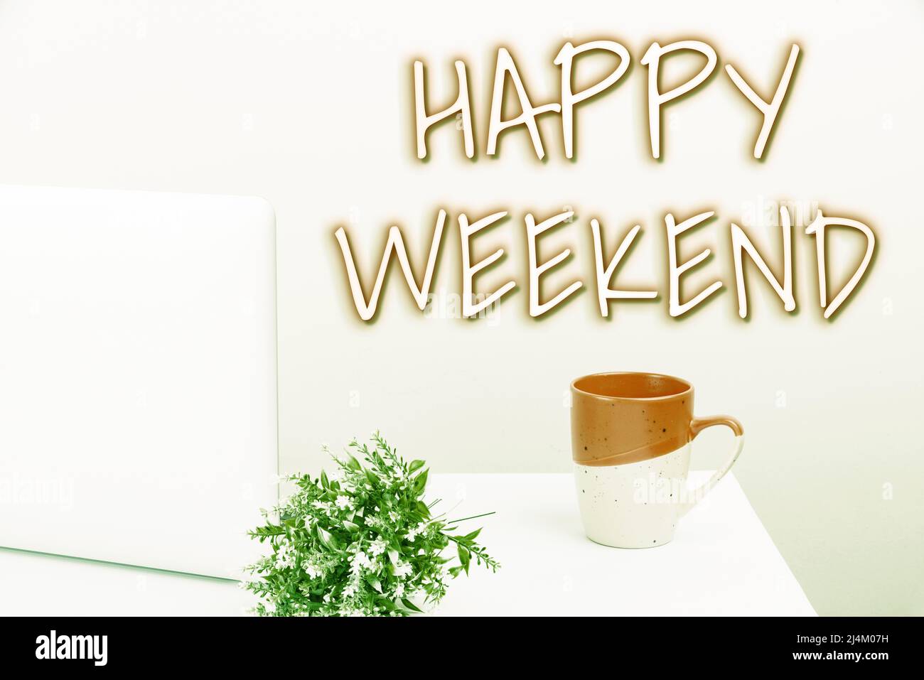 Writing displaying text Happy Weekend. Business approach Cheerful rest ...