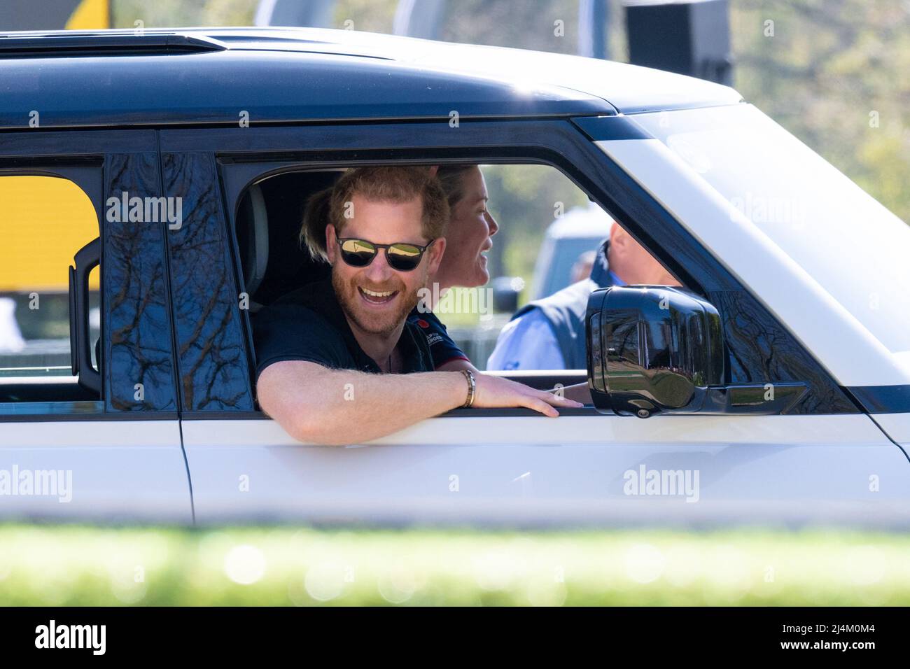 Prince Harry, Duke of Sussex at Jaguar Land Rover Driving Challenge ...