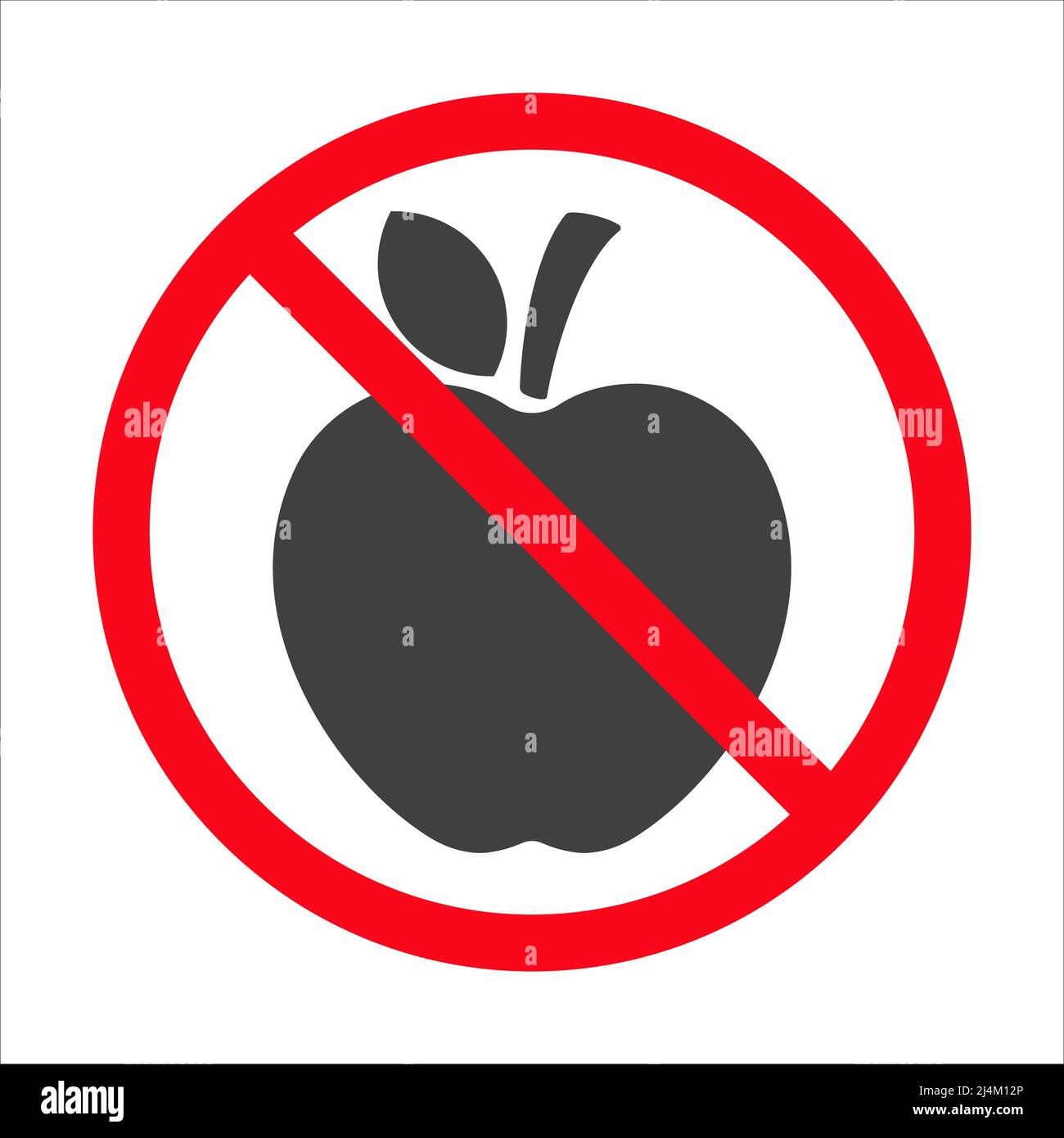 Forbidden apple Stock Vector Images - Alamy