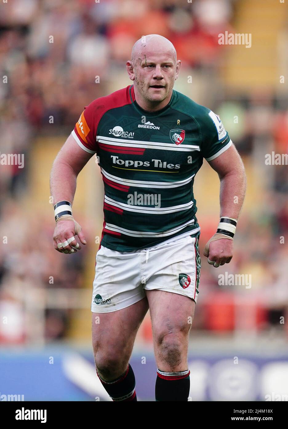 Leicester Tigers' Dan Cole during the Heineken Champions Cup round of ...