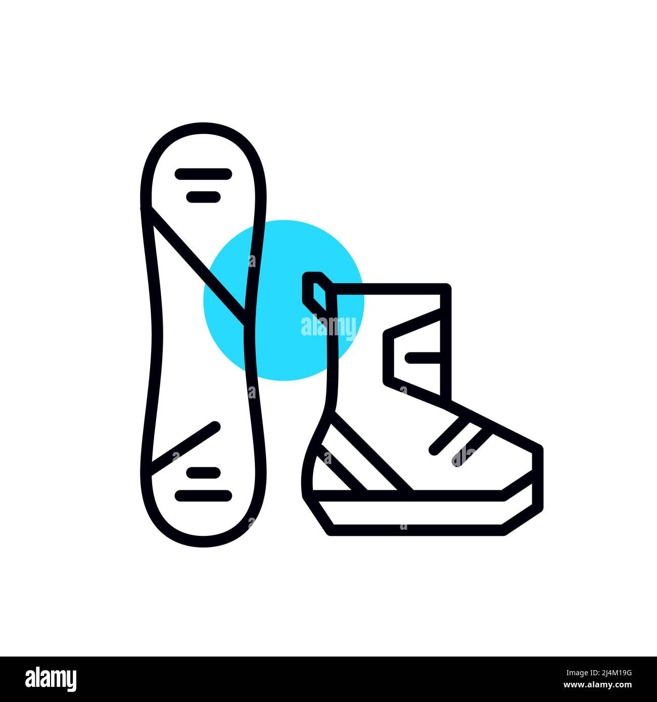 Snowboard and boots. Winter recreational extreme sport equipment. Pixel ...