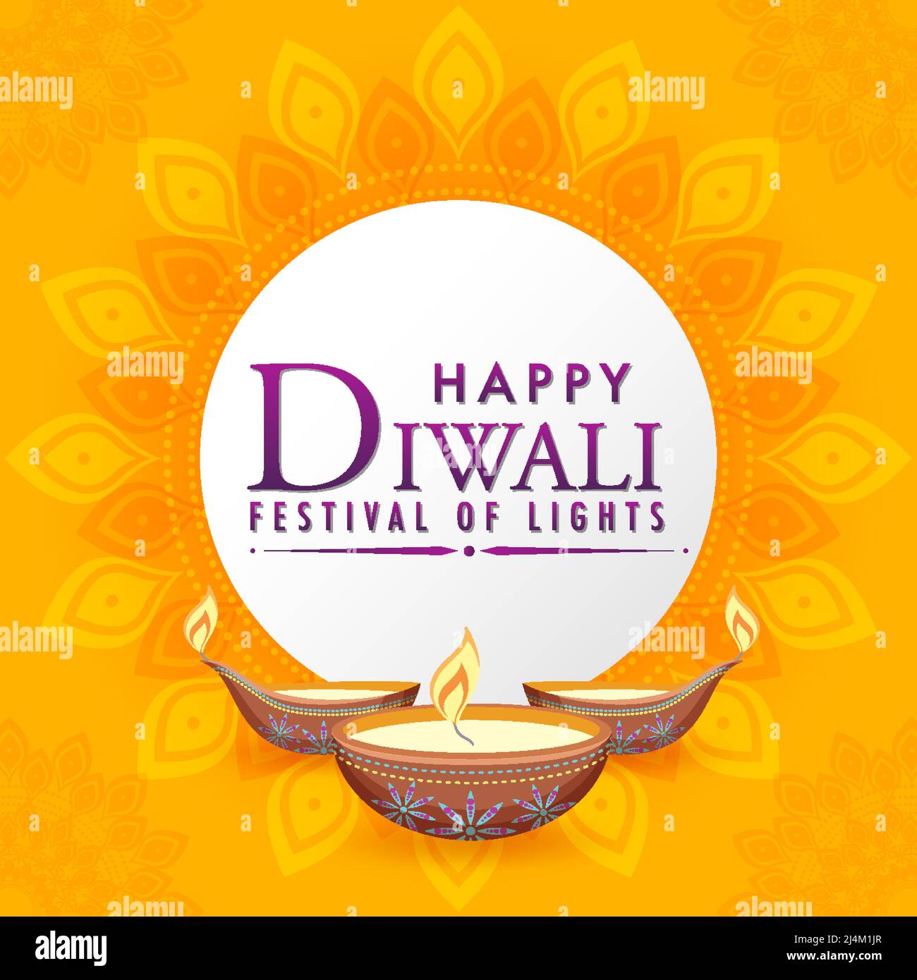 Diwali Indian festival of lights illustration Stock Vector Image & Art ...