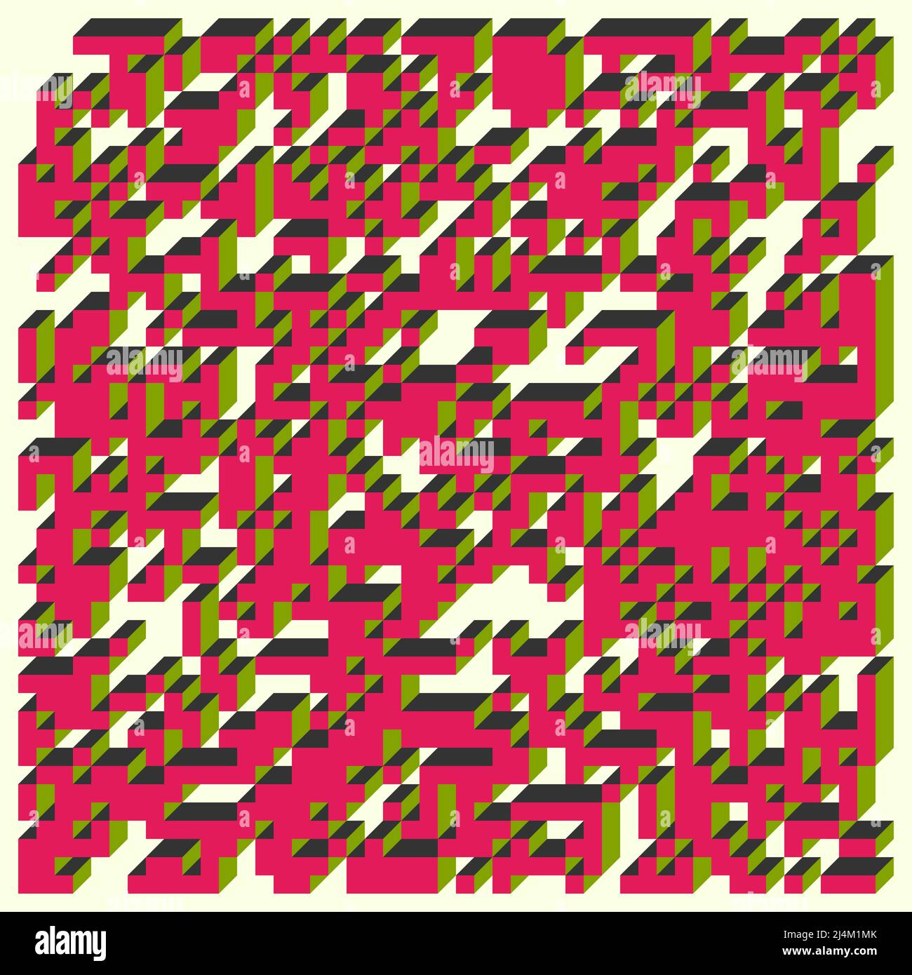 Implementation of Edward Zajec’s “Il Cubo” generative art background ...