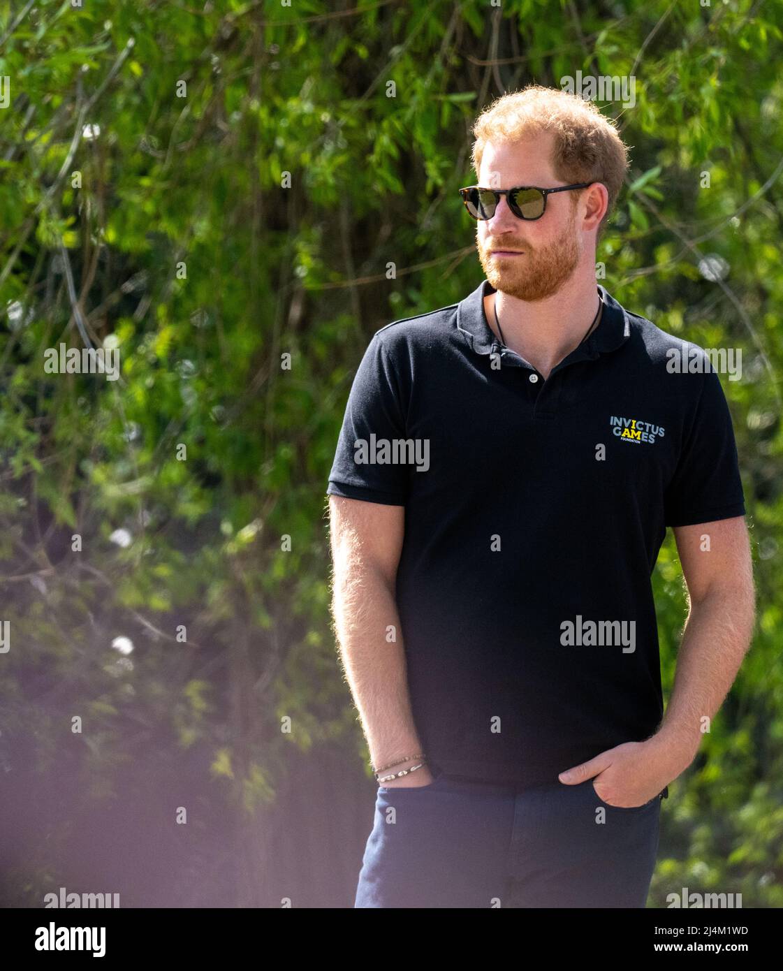 Prince Harry, Duke of Sussex at Jaguar Land Rover Driving Challenge ...
