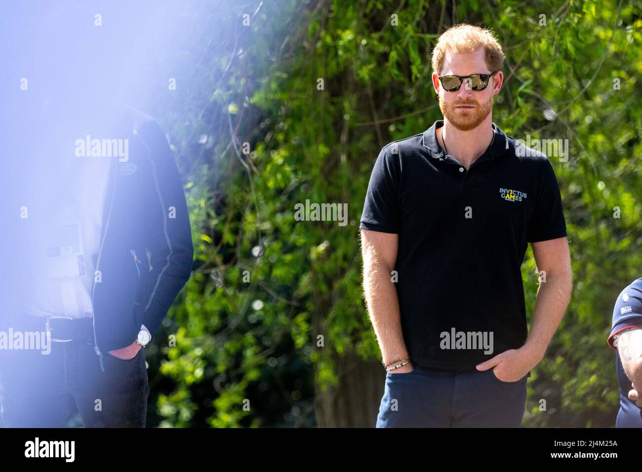 Prince Harry, Duke of Sussex at Jaguar Land Rover Driving Challenge ...