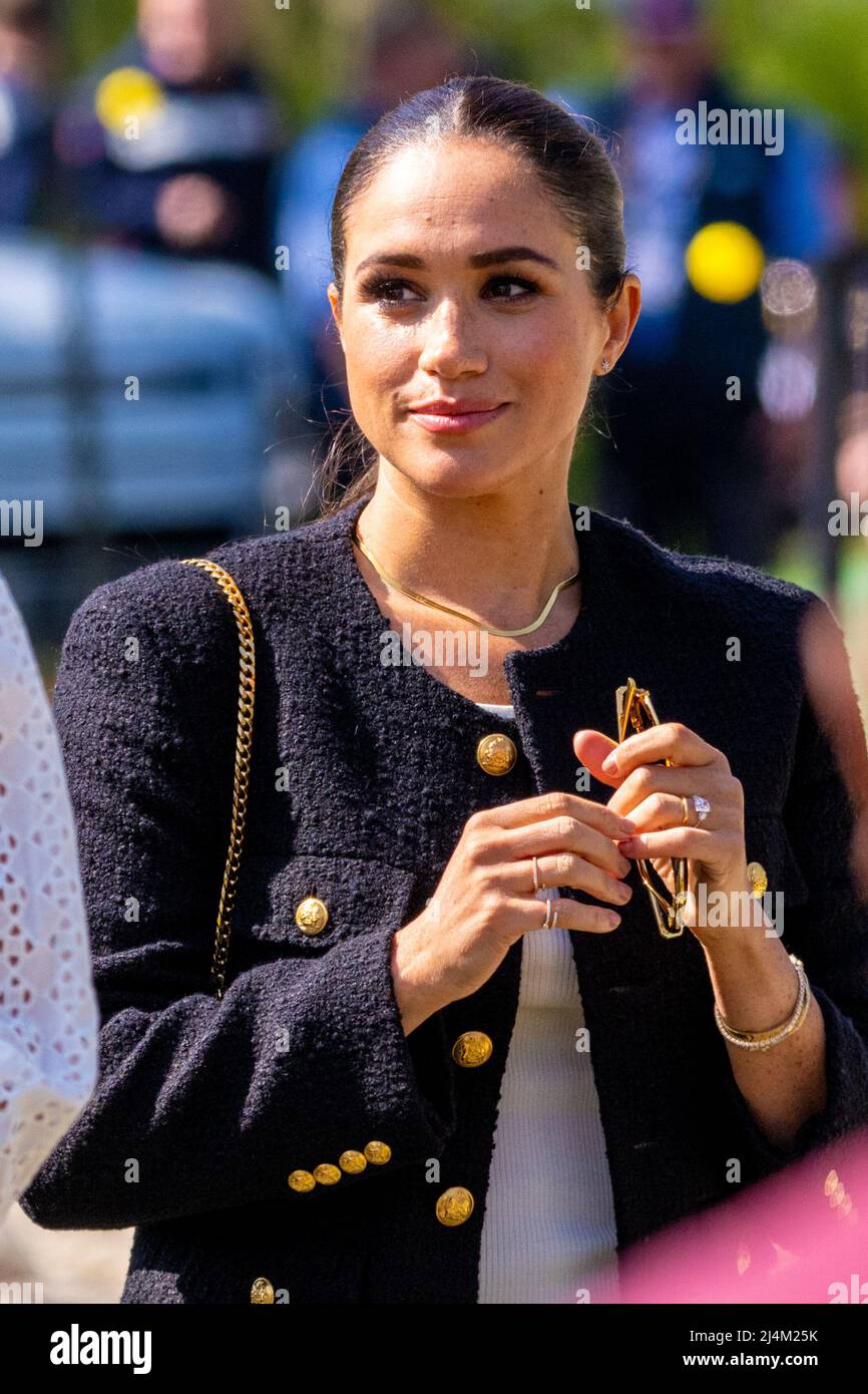 Meghan Markle, Duchess of Sussex at Jaguar Land Rover Driving Challenge ...