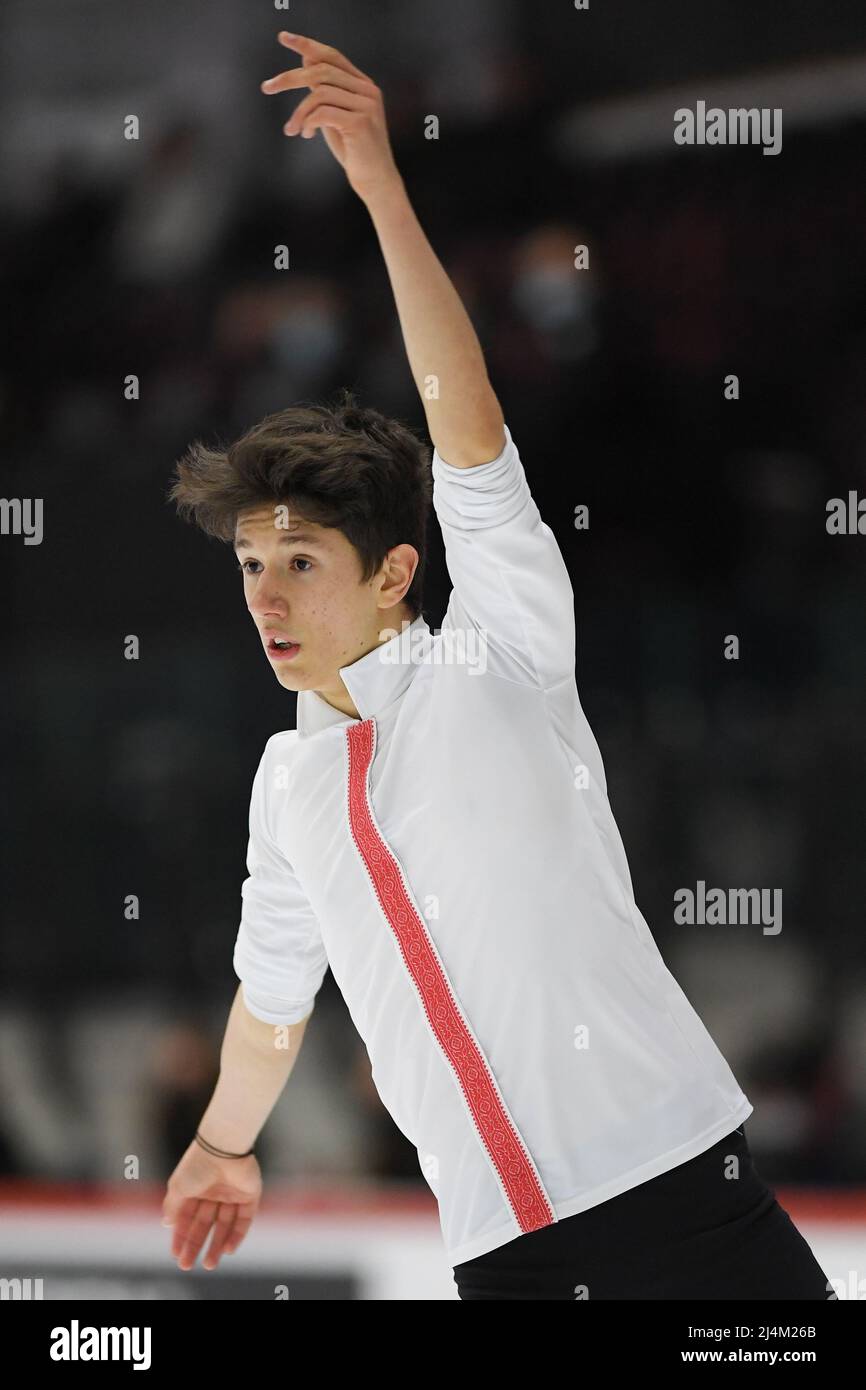 Tallinn, Estonia. 16th Apr 2022. Adam HAGARA (SVK), during Men Free ...