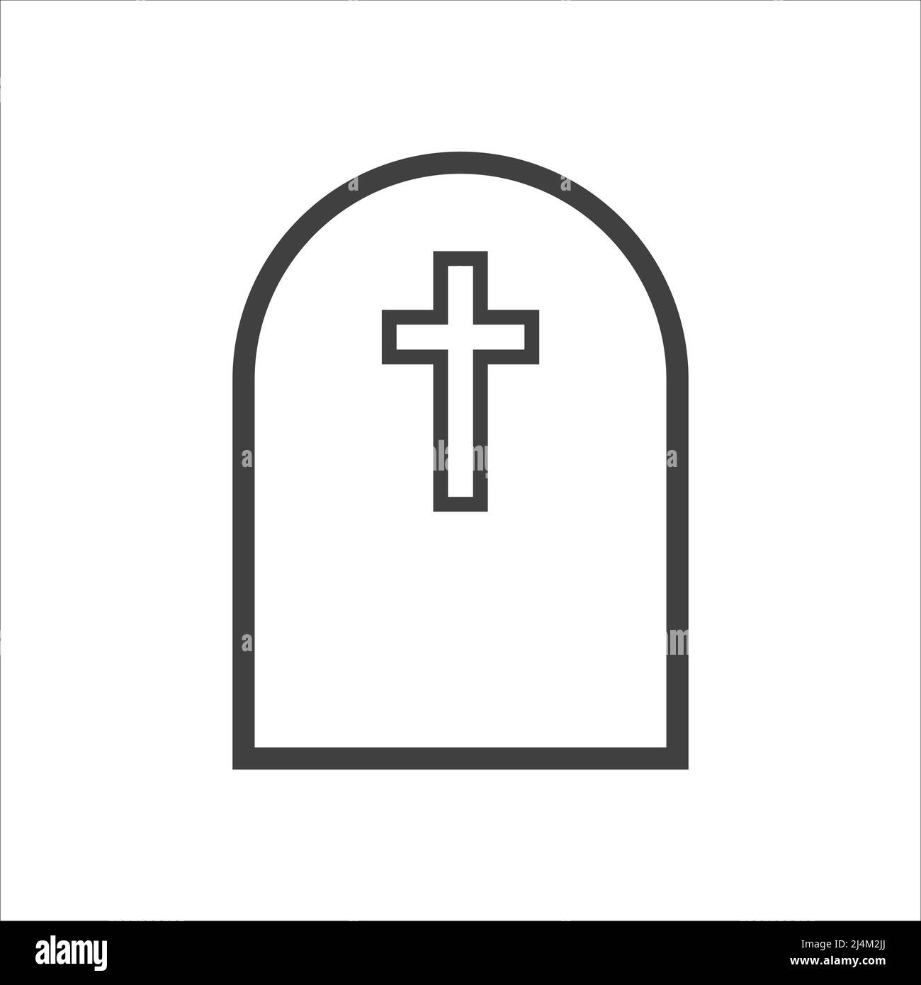 Cross on gravestone Black and White Stock Photos & Images - Alamy