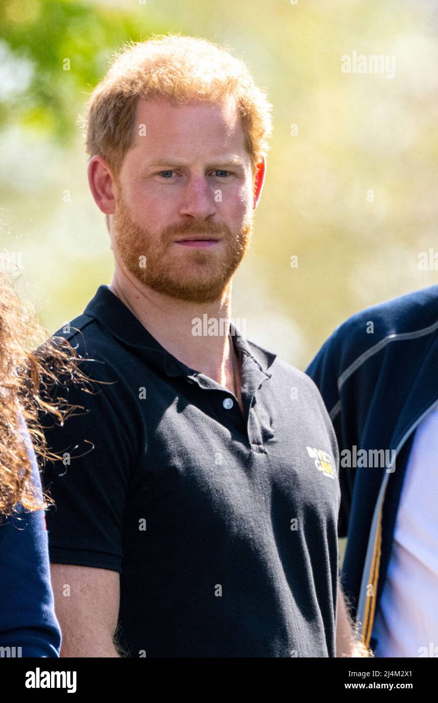 Prince Harry, Duke of Sussex at Jaguar Land Rover Driving Challenge ...