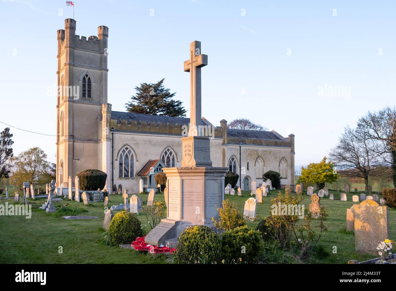 The church of St. Mary and All Saints in the village of Rivenhall ...