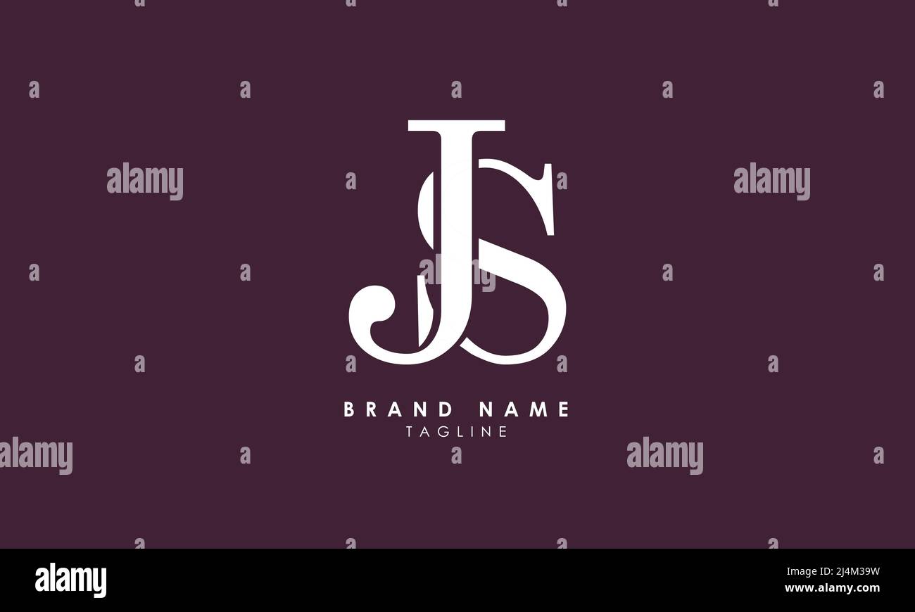 Alphabet letters Initials Monogram logo JS, SJ, J and S Stock Vector ...