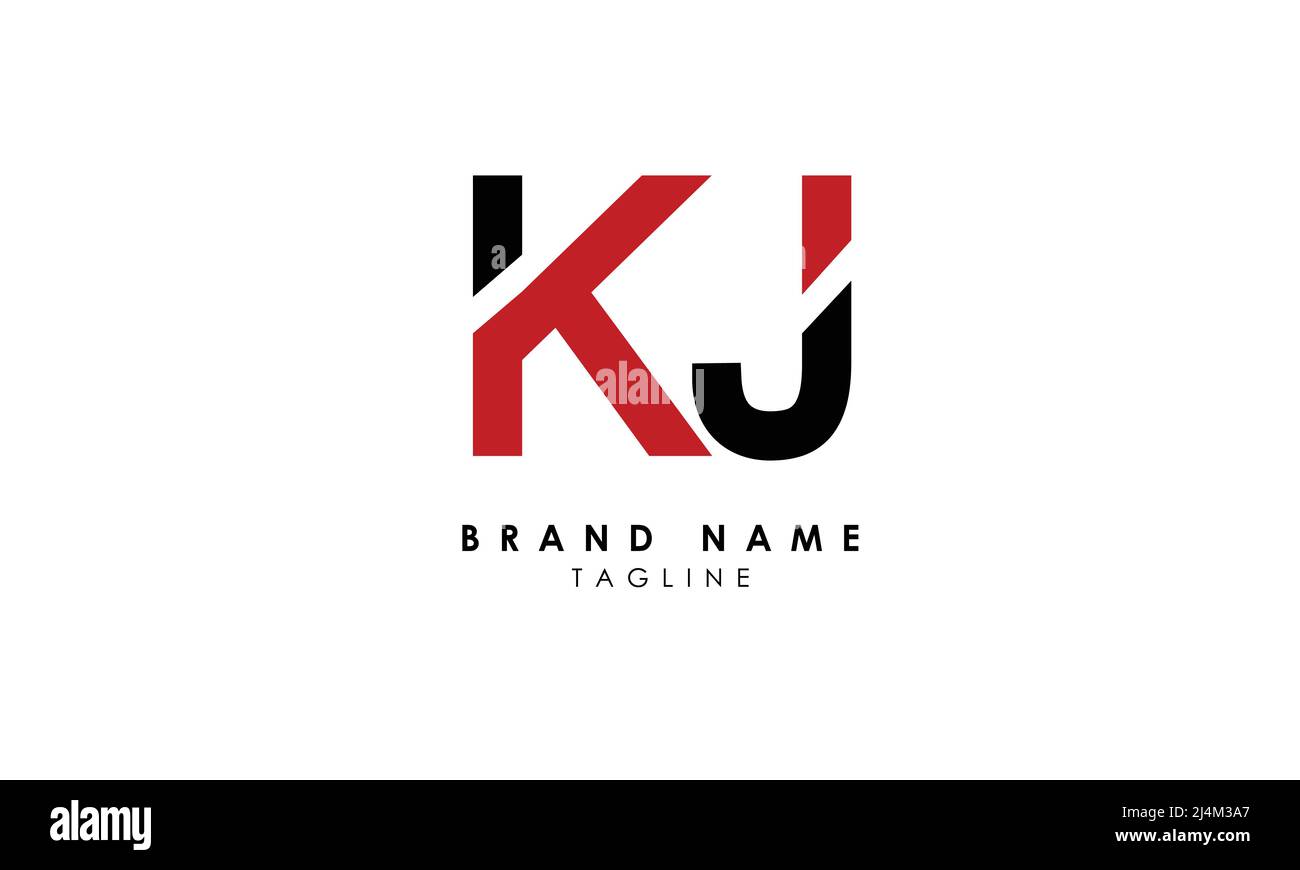Letter kj vector vectors Stock Vector Images - Alamy
