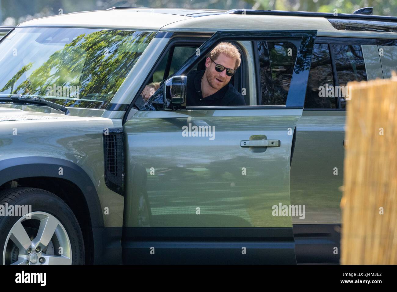 Prince Harry, Duke of Sussex at Jaguar Land Rover Driving Challenge ...