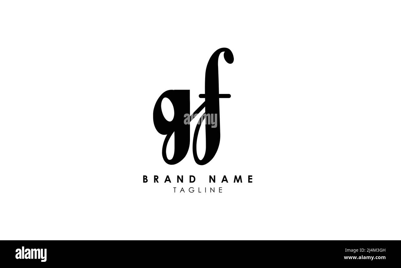 Alphabet letters Initials Monogram logo GF, FG, G and F Stock Vector ...