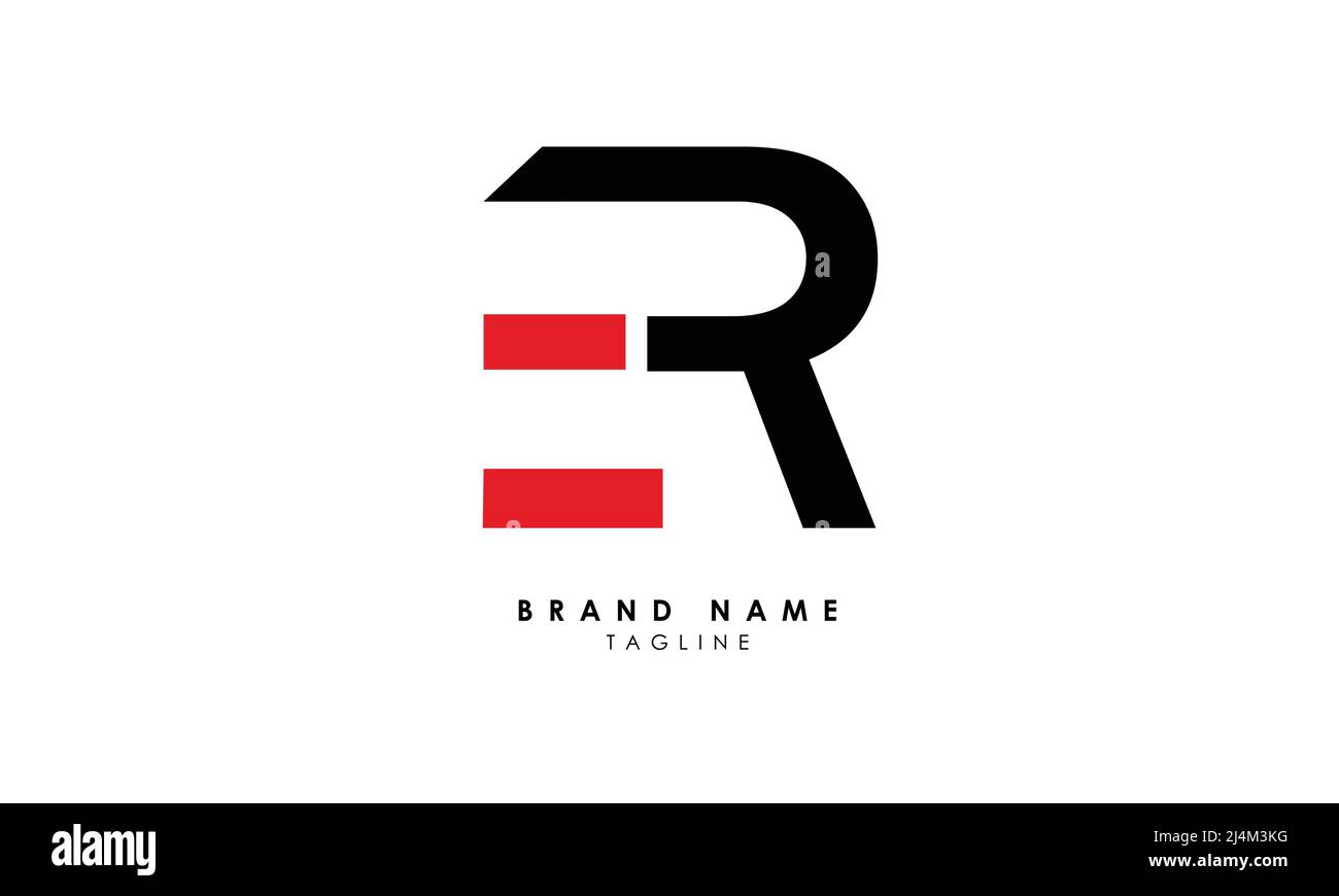 Initials r vector vectors hi-res stock photography and images - Alamy