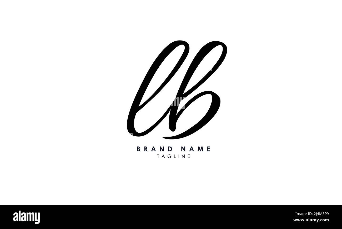 Alphabet letters Initials Monogram logo LB, BL, L and B Stock Vector ...
