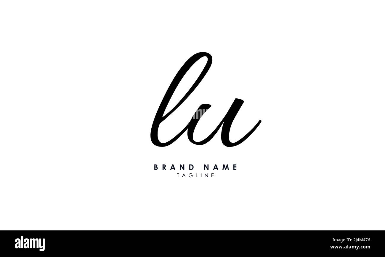 Alphabet letters Initials Monogram logo LU, UL, L and U Stock Vector ...