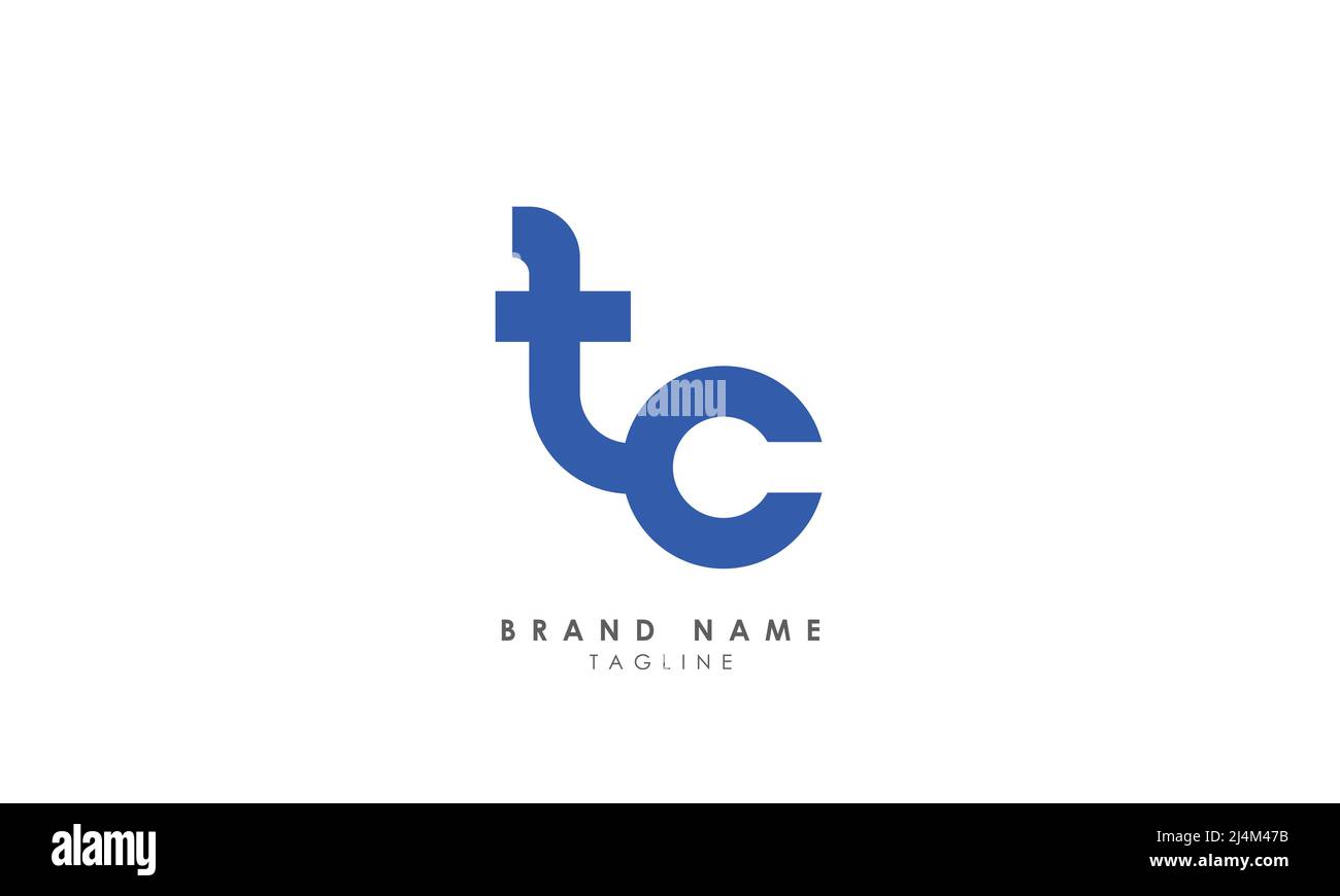 Alphabet letters Initials Monogram logo TC, CT, T and C Stock Vector ...