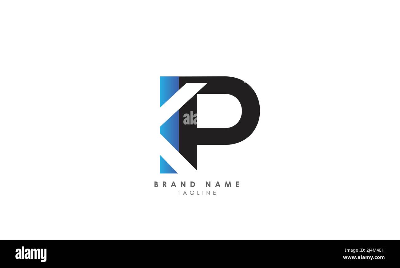 Alphabet letters Initials Monogram logo KP,PK, K and P Stock Vector Image & Art - Alamy