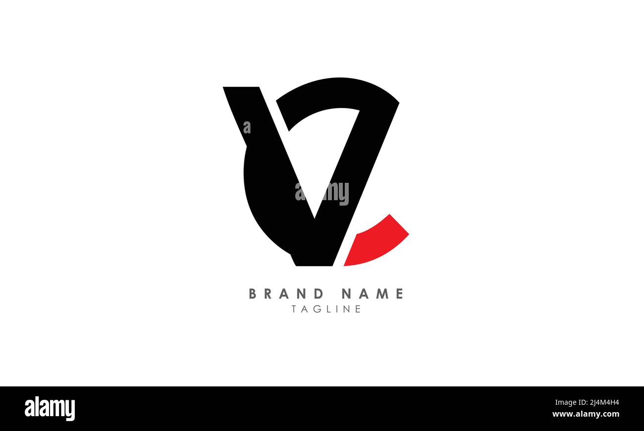 Alphabet letters Initials Monogram logo CV, VC, C and V Stock Vector ...