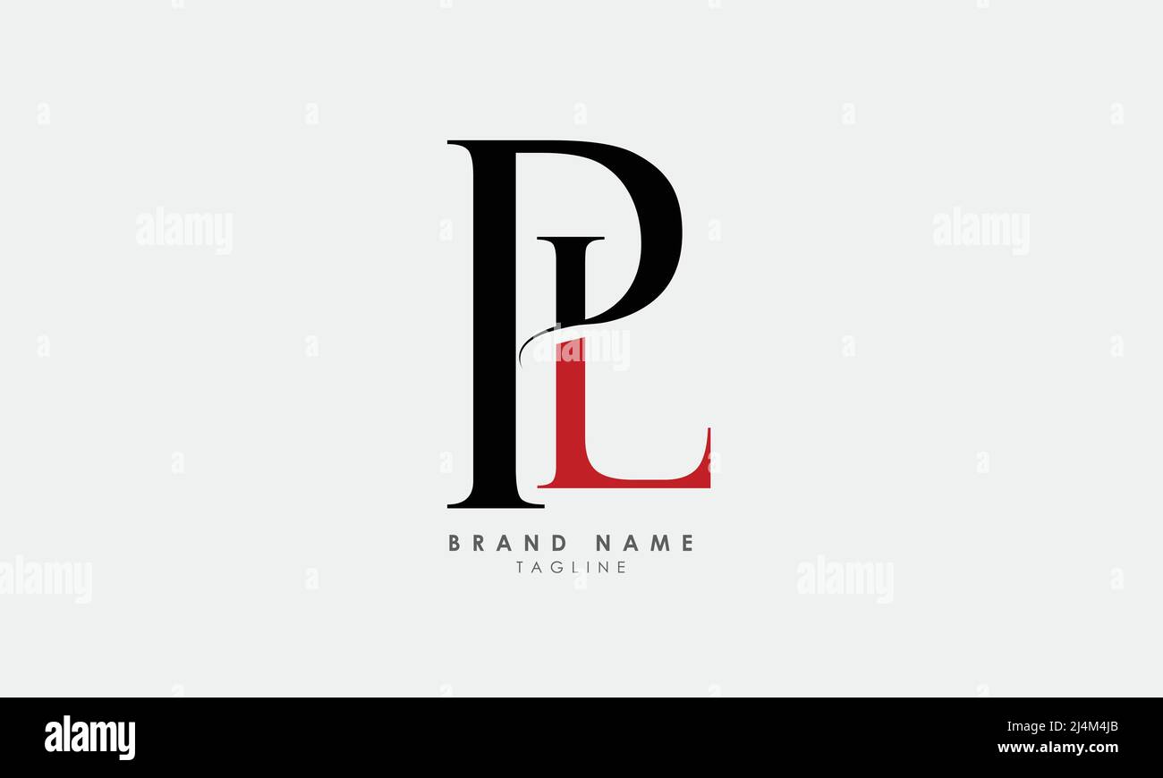 Alphabet letters Initials Monogram logo PL, LP, P and L Stock Vector ...