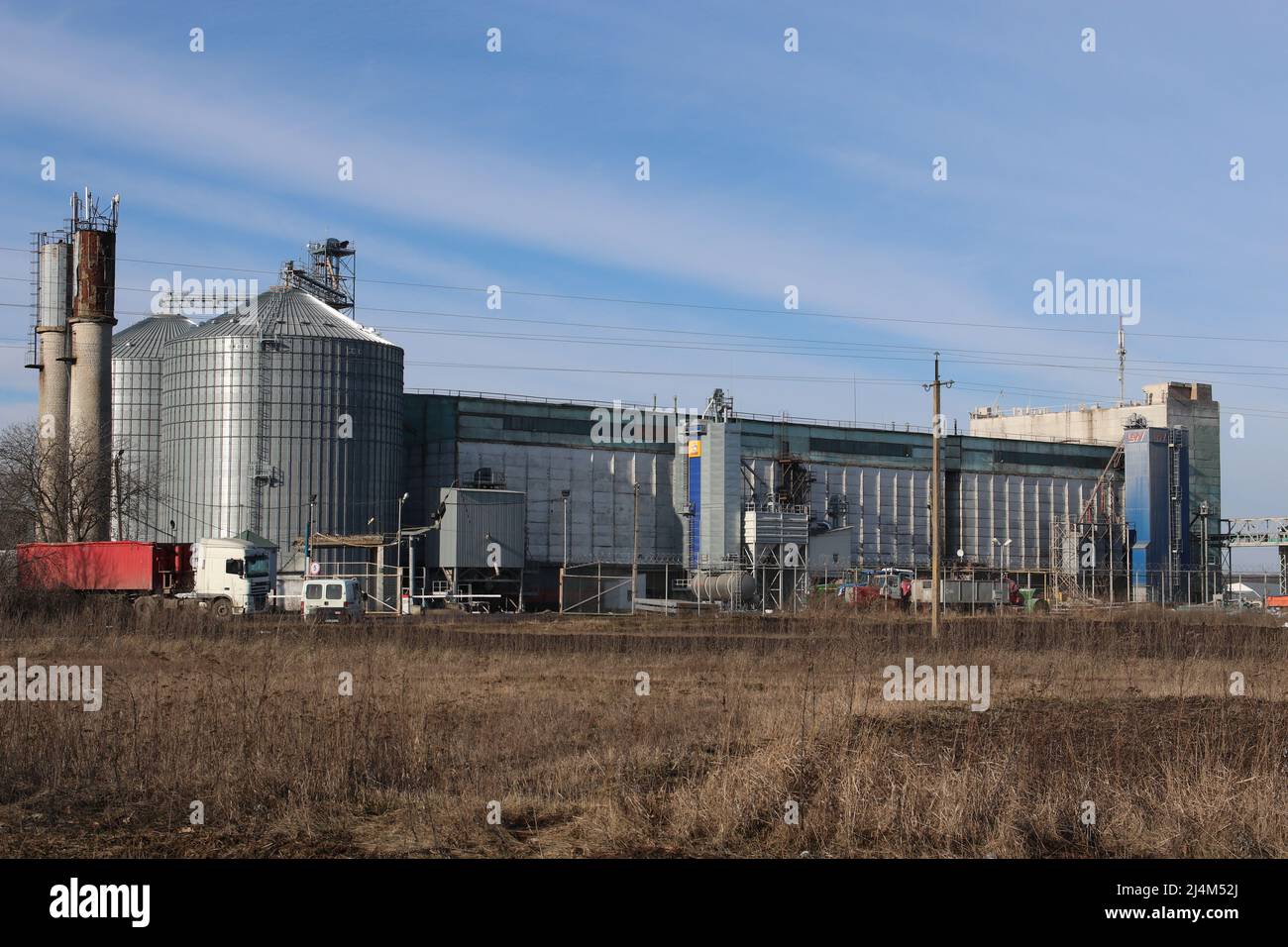 Ukraine - seed processing plant. Agricultural factory Stock Photo - Alamy