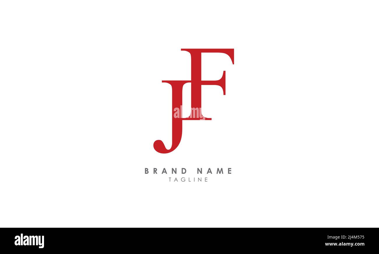 Alphabet letters Initials Monogram logo JF, FJ, J and F Stock Vector ...