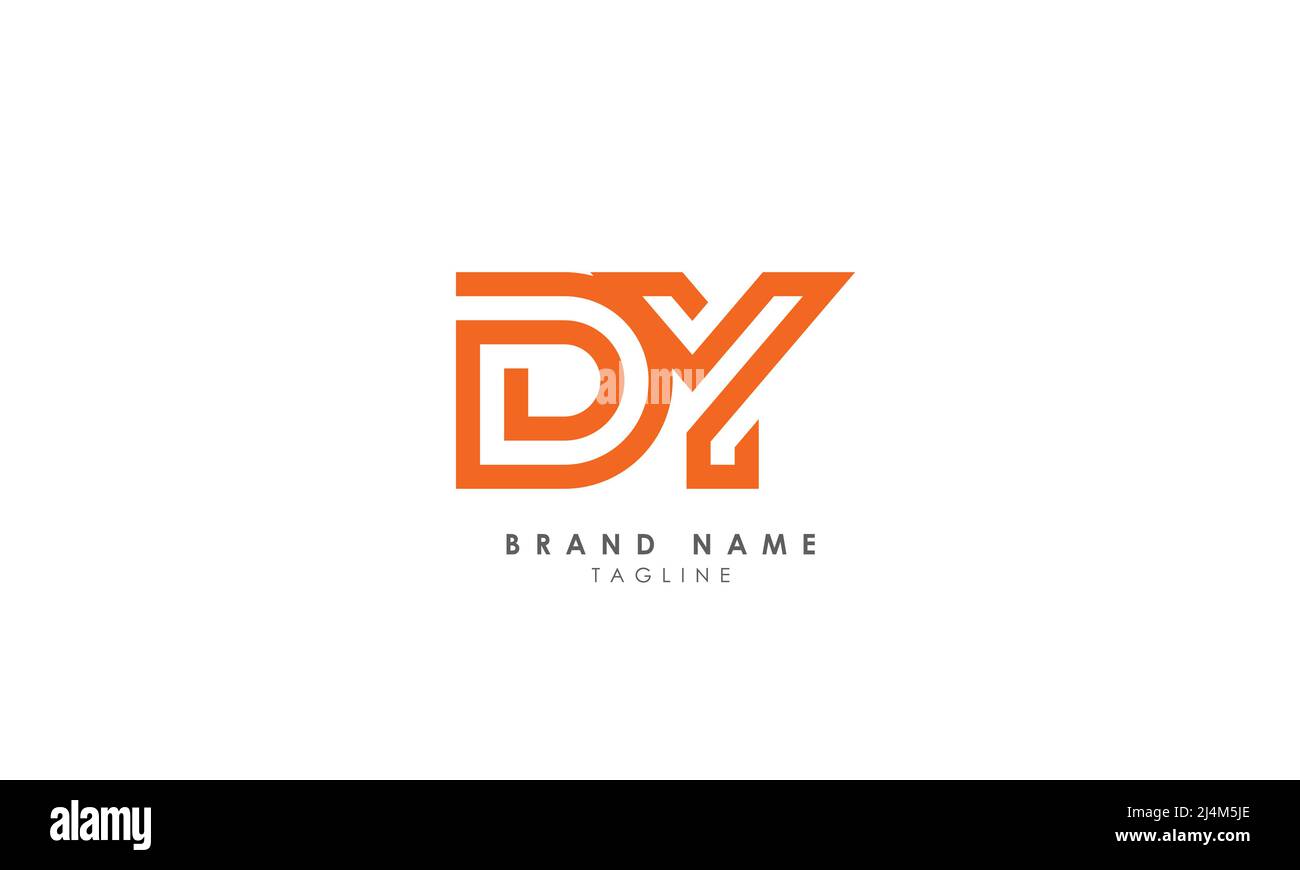 Alphabet letters Initials Monogram logo DY, YD, D and Y Stock Vector ...