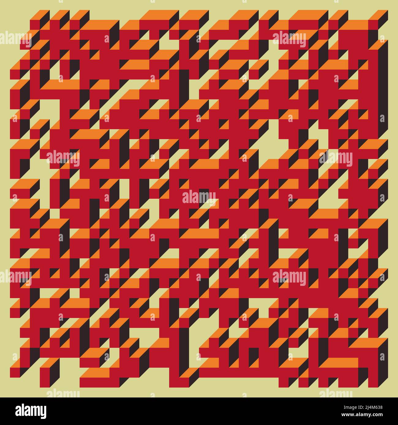 Implementation of Edward Zajec’s “Il Cubo” generative art background ...