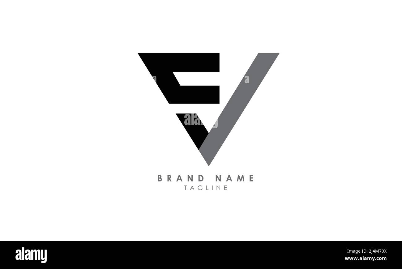 Alphabet letters Initials Monogram logo fV, Vf, f and V Stock Vector ...