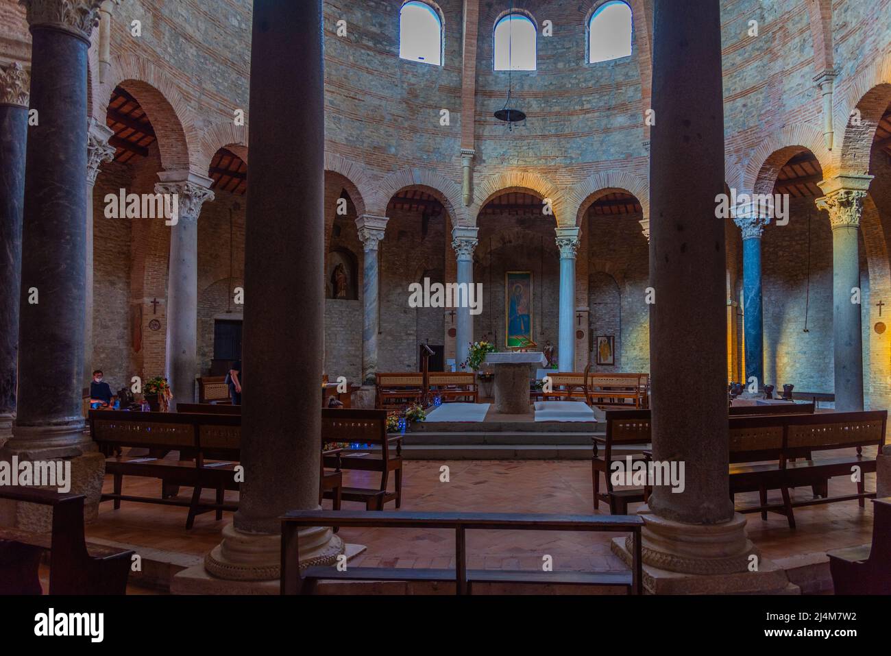 Perugia, Italy, October 2, 2021: Chiesa di San Michele Arcangelo church ...