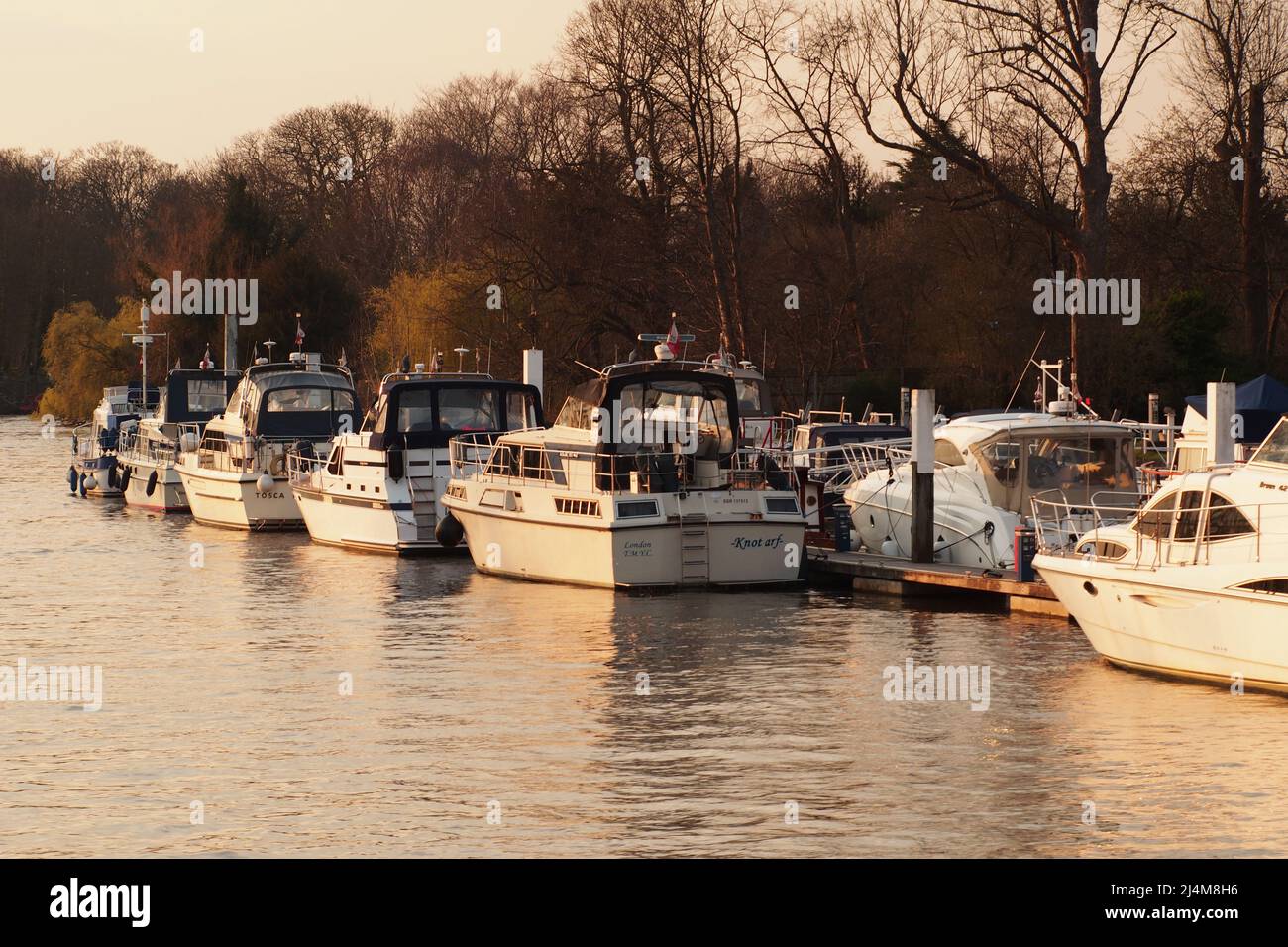Rows of pleasure craft hi-res stock photography and images - Alamy
