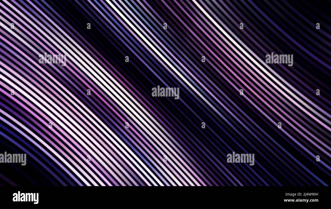 Black background in abstraction. Motion. Bright lines that shine with ...