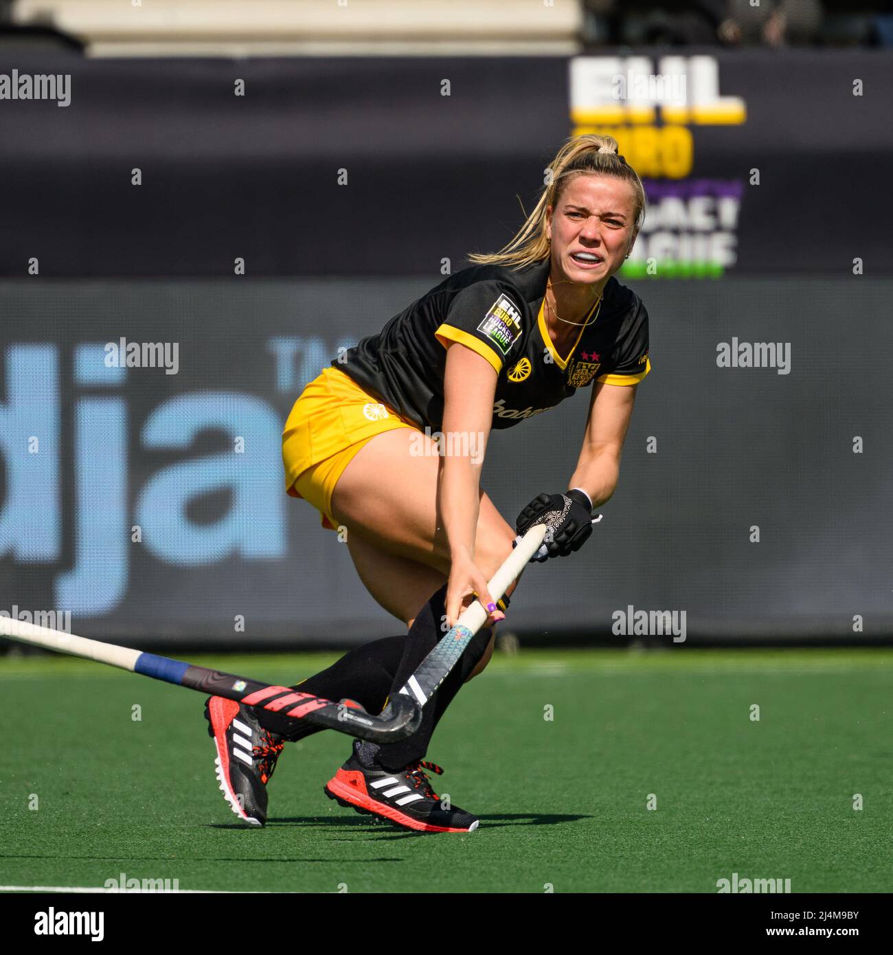 AMSTELVEEN, 16-04-2022, Wagener Stadion, Euro Hockey League 2022 ...