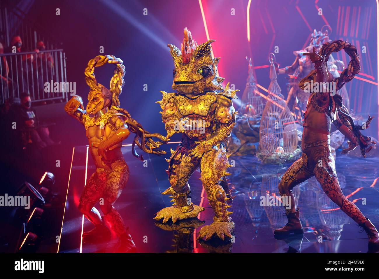 Cologne, Germany. 16th Apr, 2022. The character "The Thorn Devil" is on ...