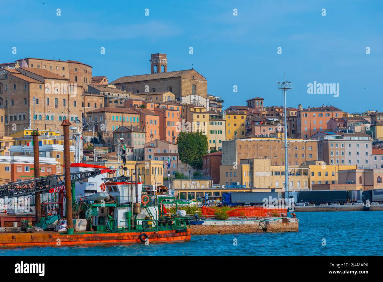 Ancona, Italy, September 26, 2021: Cityscape of Italian town Ancona ...