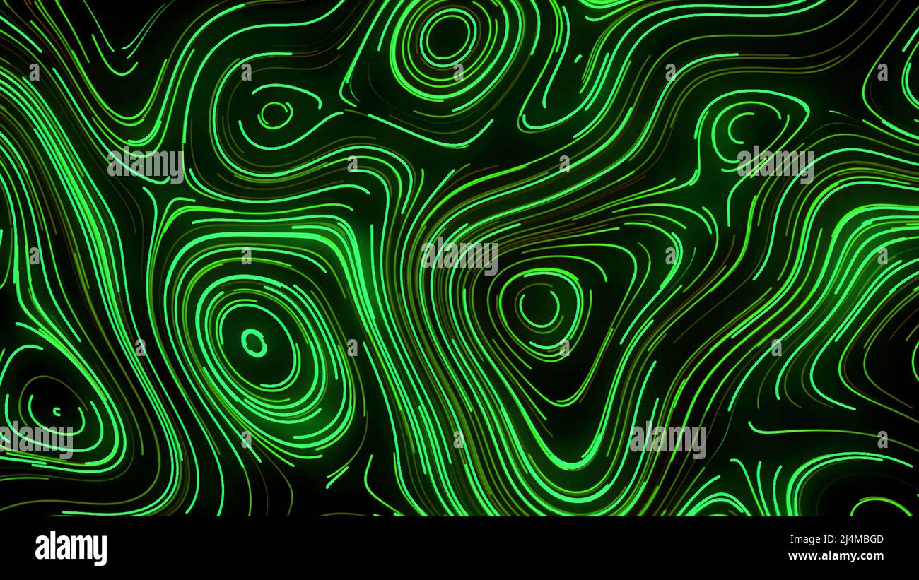 Abstract background with animation of morphing shapes, seamless loop ...
