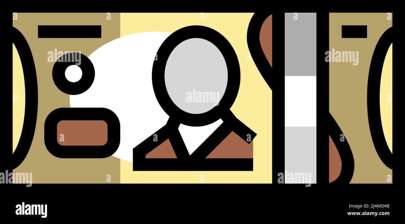 canadian dollar cad color icon vector illustration Stock Vector Image ...